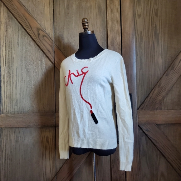 Milly | Sweaters | Milly Cashmere Chic Graphic Sweater | Poshmark